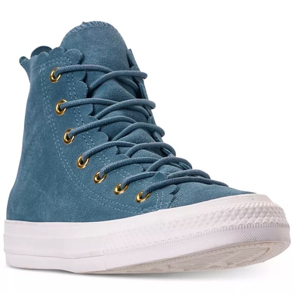 Converse | Shoes | Converse Chuck Taylor All Star High Top Frilly ...